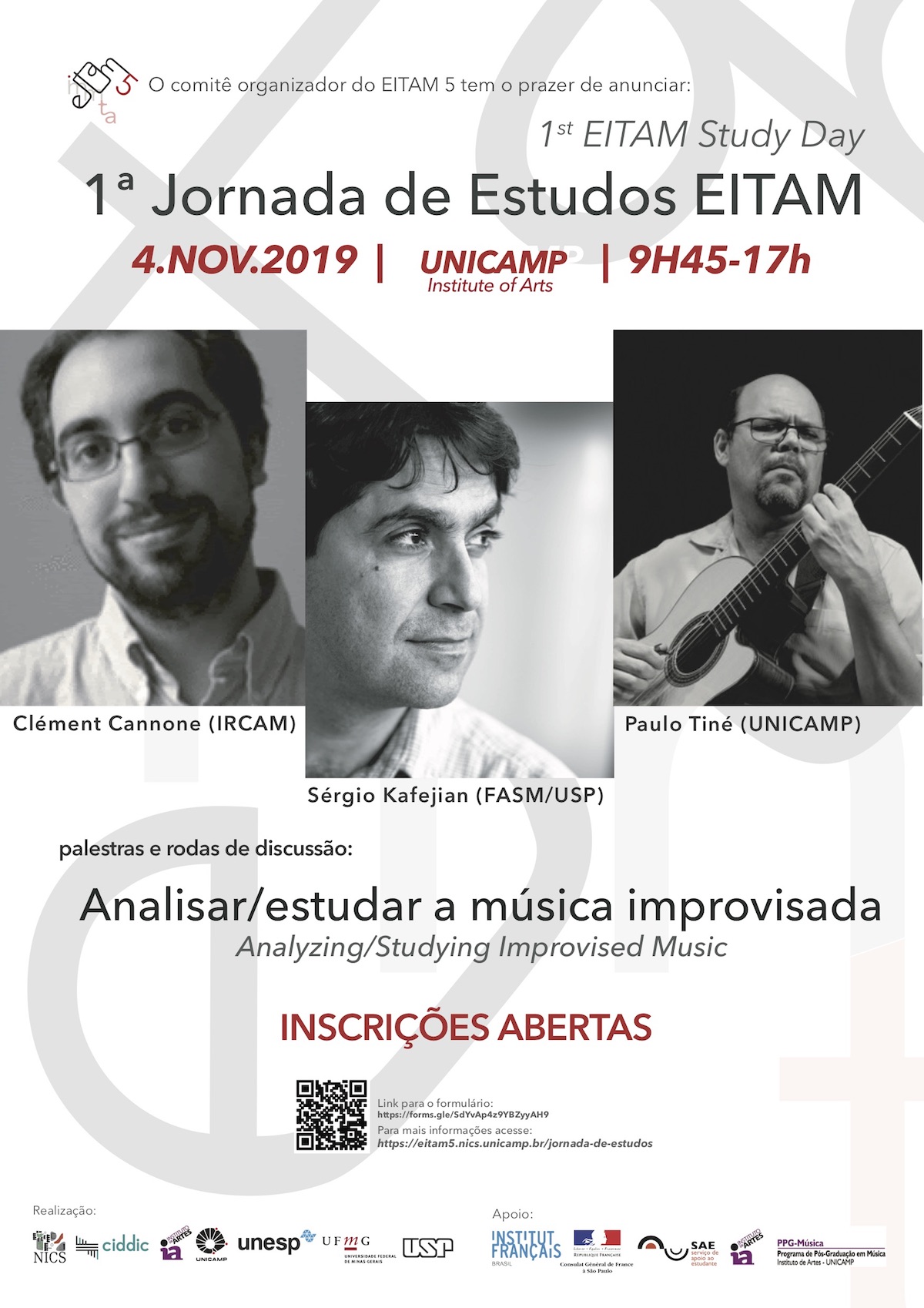 First EITAM Study Day — Monday November 4th Analyzing/Studying ...